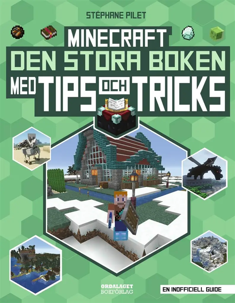 Minecraft Den stora boken med tips och tricks - Minecraft - Leksaksaffären - Minecraftbutiken.se