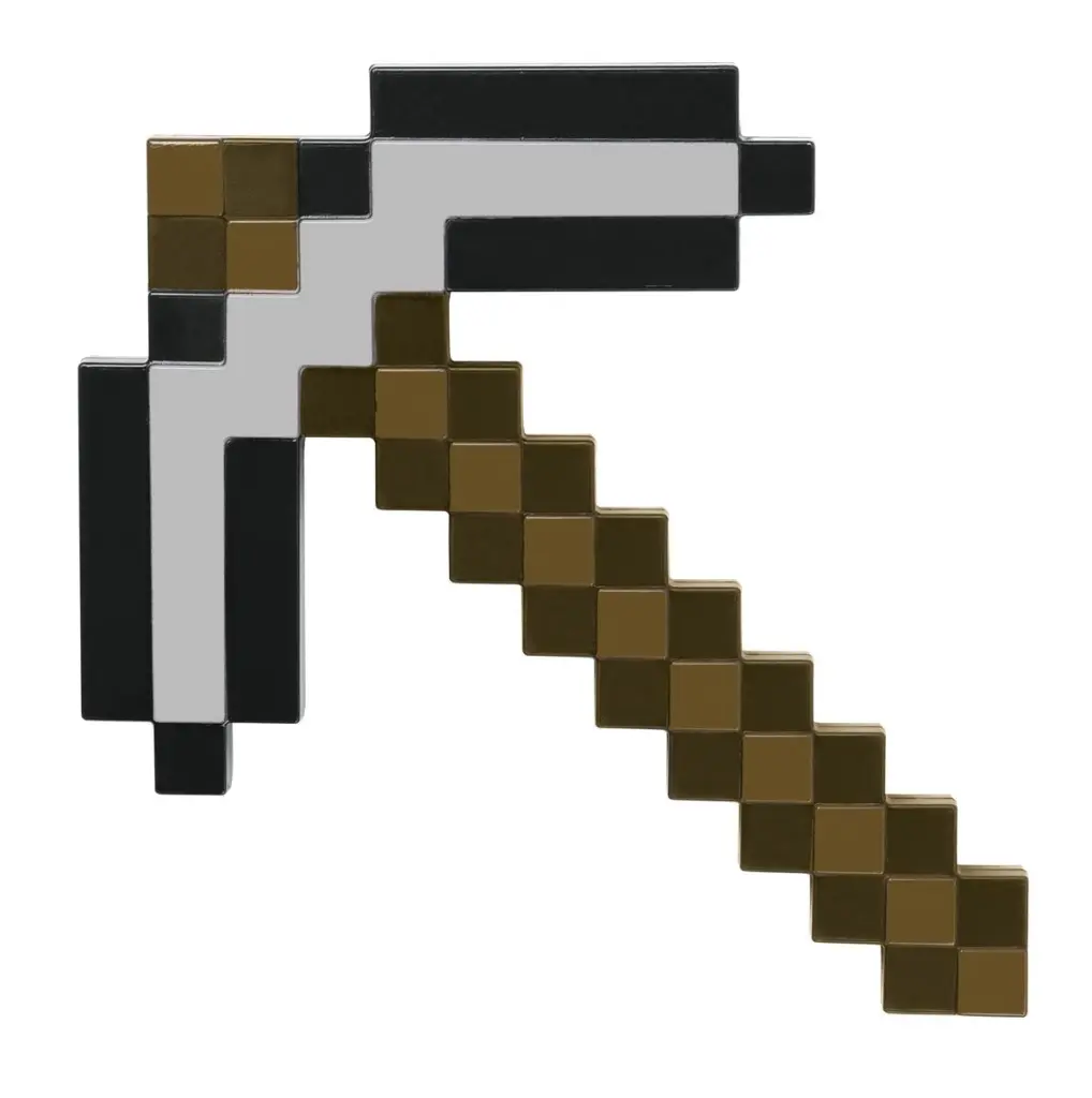 Minecraft Pickaxe Iron - Minecraft - Leksaksaffären - Minecraftbutiken.se