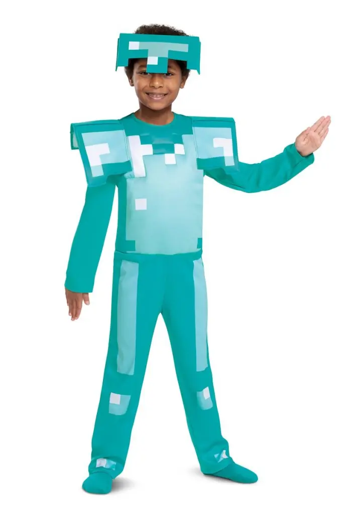 Minecraft Utklädning Diamond Armour : Model - S (4-6 år) - Minecraft ...